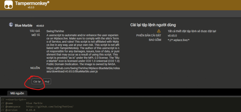 cách cài Blue Marble wplace overlay – Hướng dẫn sử dụng Majdata